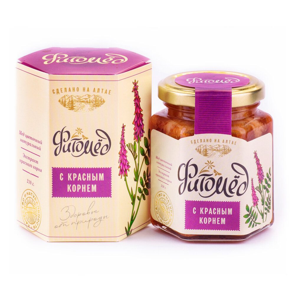 Фитомед с красным корнем для мужского здоровья от бренда "пчела и человек", вес 230 грамм