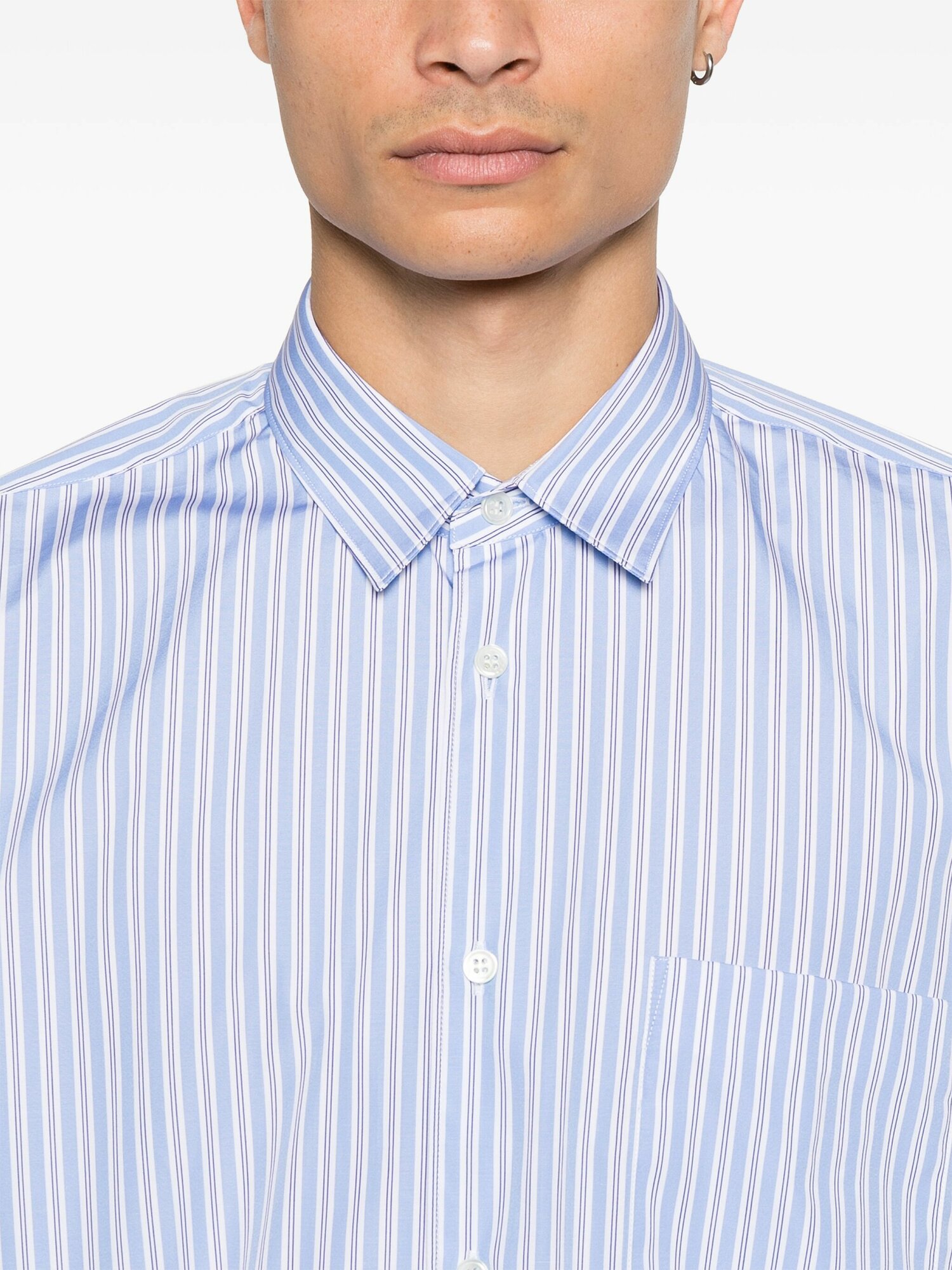 Рубашка Comme des Garcons SHIRT, размер L, синий — фото 1