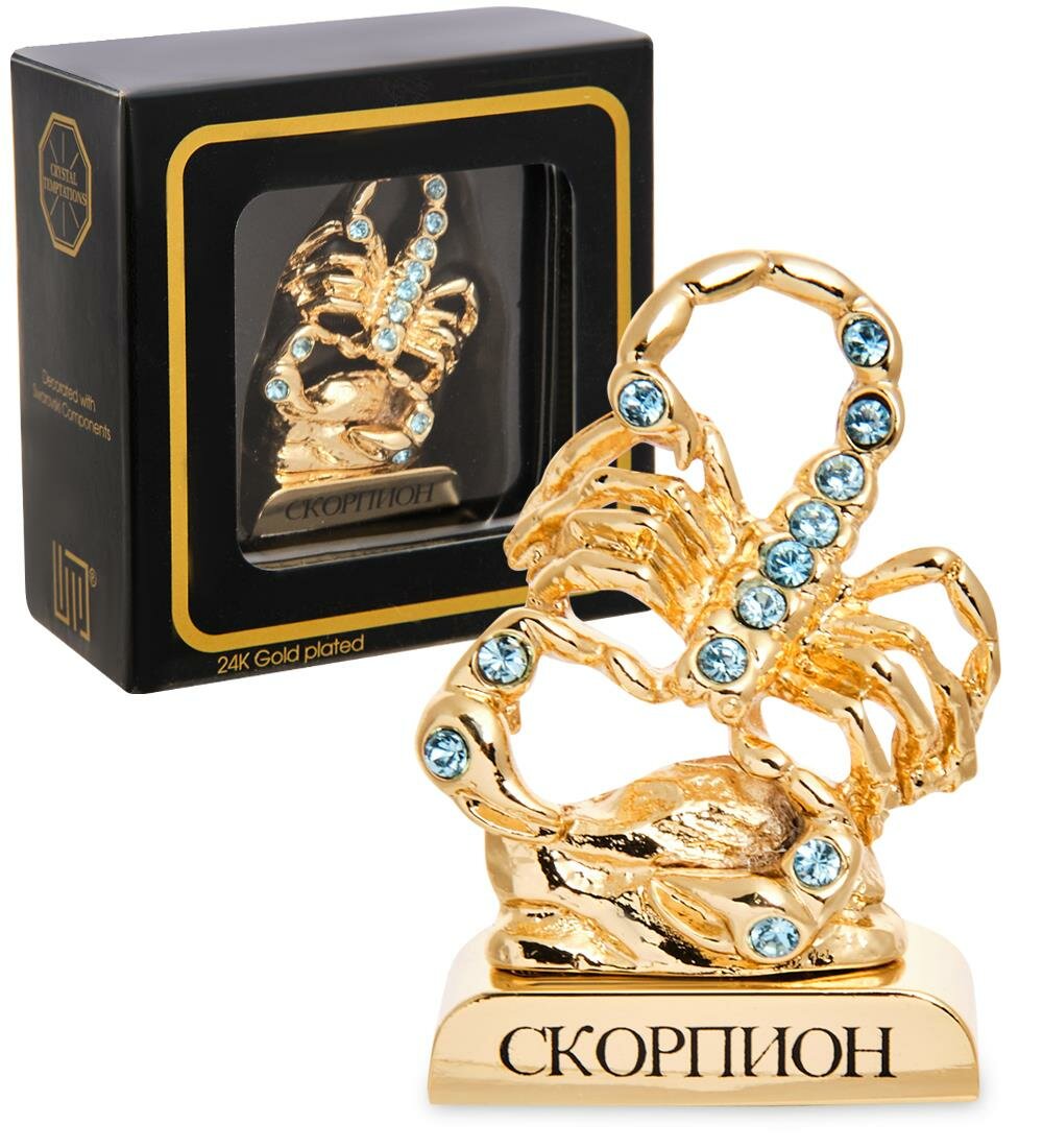 Фигурка Знак Зодиака - Скорпион A2100496 Crystal Temptations, Металл, кристалл