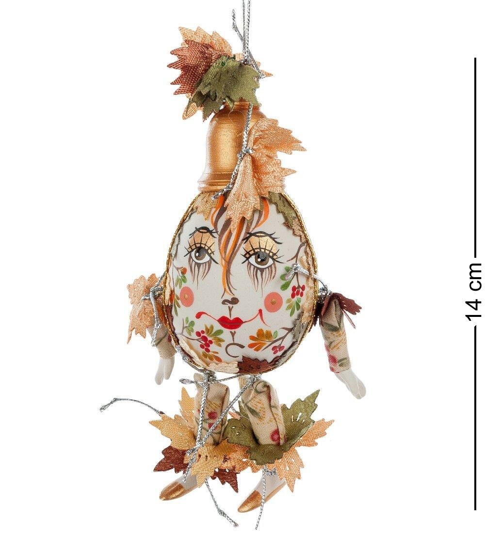 Яйцо-подвеска Осень фарфор A1966538 РусКукла, Фарфор, текстиль