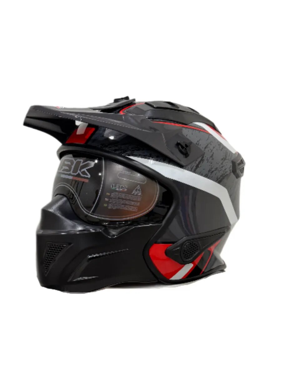 Мотошлем мотард "IBK" XL