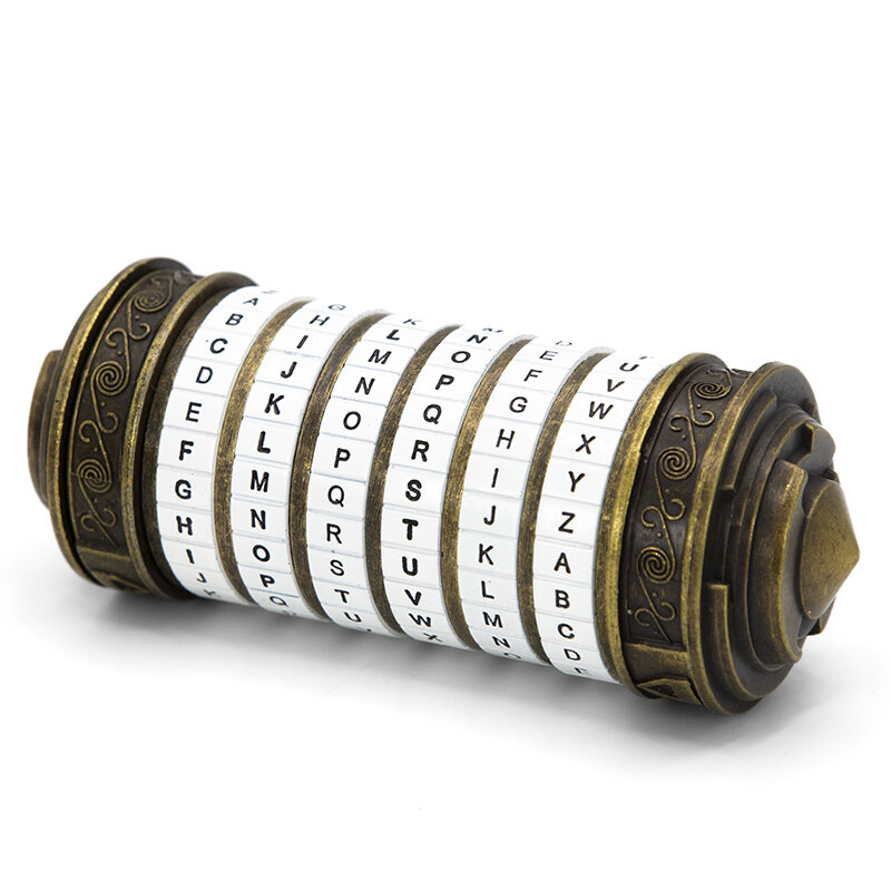 Головоломка Уникальная Металлическая Da Vinci Cryptex White