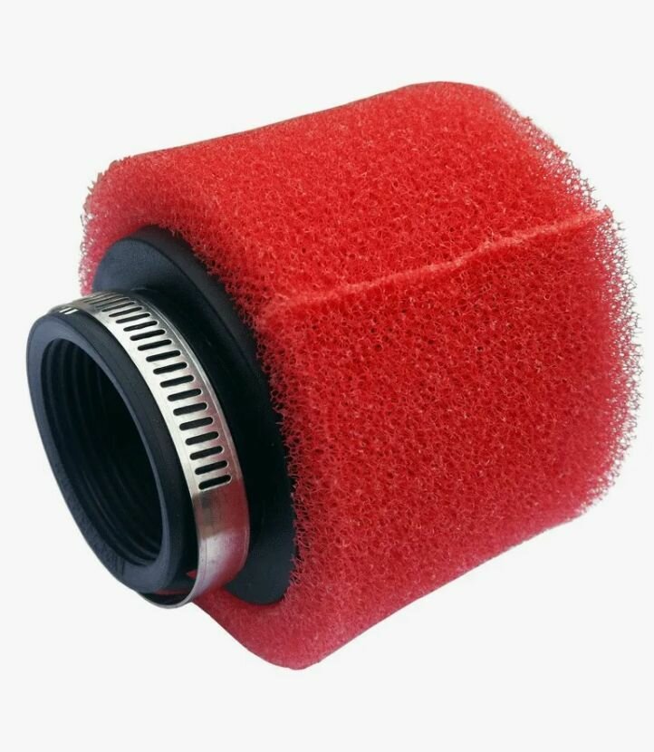 Фильтр нулевого сопротивления (прямой) d-45 мм красный