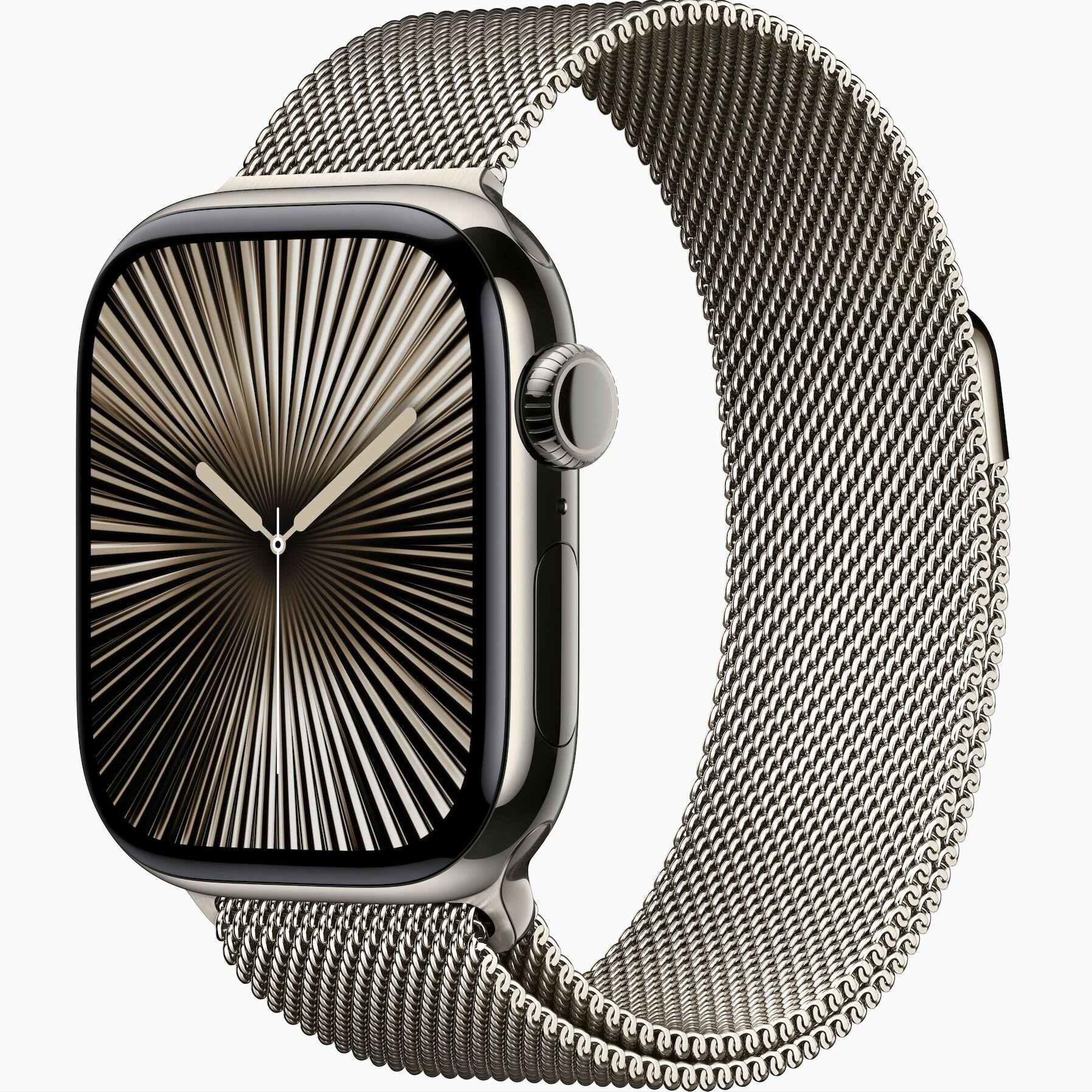 Умные часы Apple Watch Series 10 42mm GPS + Cellular Natural Titanium Case, Natural Milanese Loop MWXF3