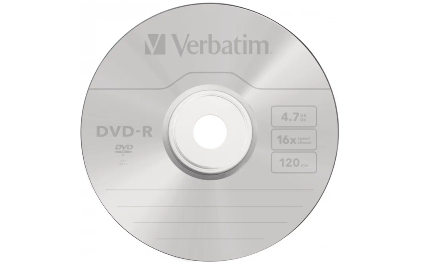 Диск DVD-R 4.7Gb 16x bulk Printable, подходят для печати 1 шт