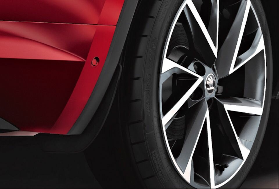 Задние спорт брызговики SKODA KODIAQ Sportline
