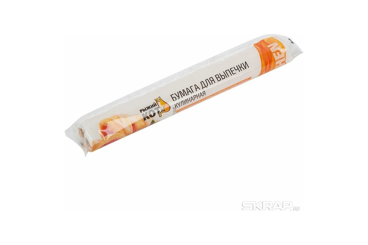 Рыжий кот бумага для выпечки 6 м x 28 см в ПВХ упаковке, пергамент антипригарный