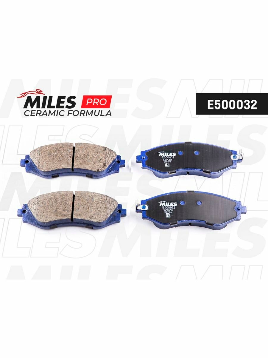 Колодки тормозные дисковые передние для а/м DAEWOO Nubira, Leganza, Miles E500032