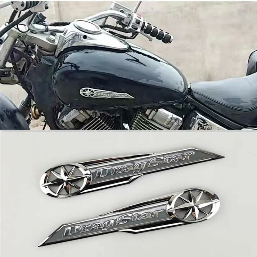 Наклейка на бак мотоцикла Yamaha Dragstar