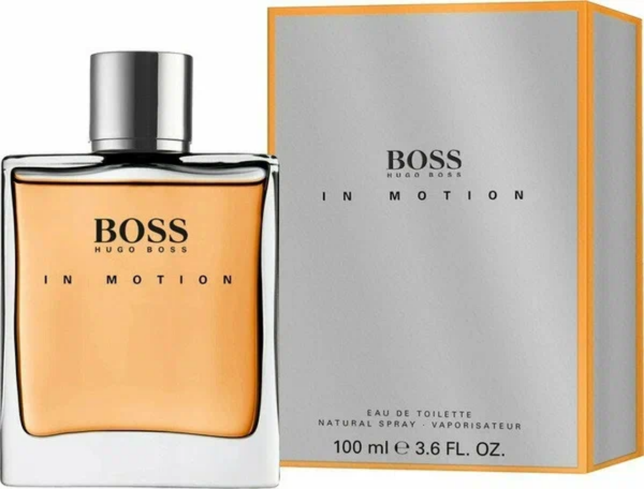 Туалетная вода Hugo Boss мужская Boss In Motion, 100 мл, мускусные древесные ноты
