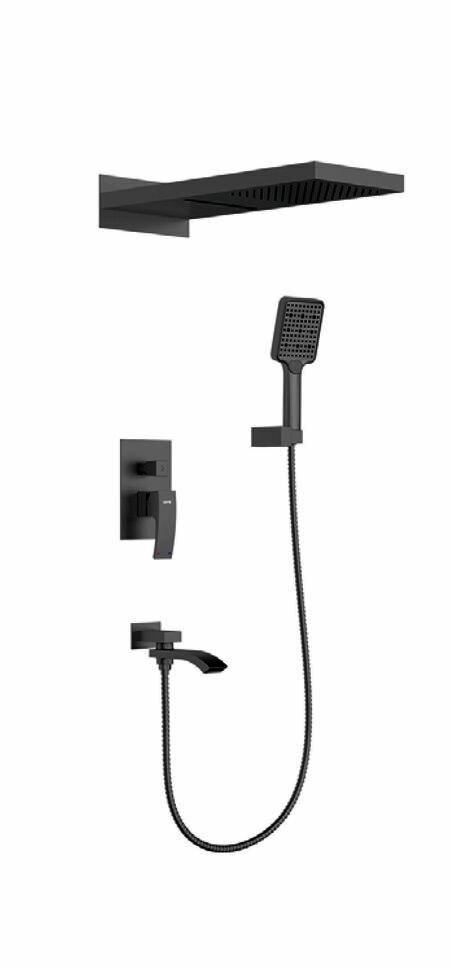 Встраиваемая душевая система Gappo G07-76 G7YV10KC7-YN76QO черный
