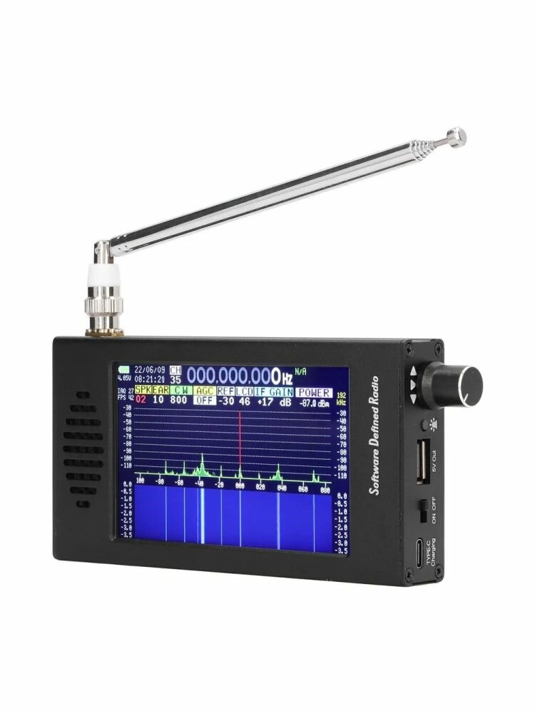 Радиоприемник DSP SDR 4,3-дюймовый сенсорный экран от 100 кГц до 149 МГц FM MW SSB CW HAM Коротковолновый радиоприемник
