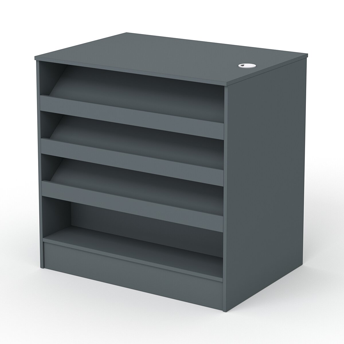 Кассовый стол "ривьера" №1В, Темно-Серый. Производитель товара - компания Westcom.