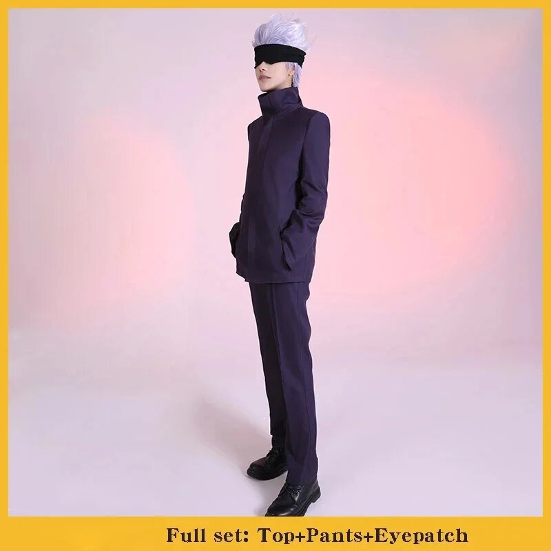 SBluuCosplay Косплей костюм Сатору Годжо полиэстер М, Costume only