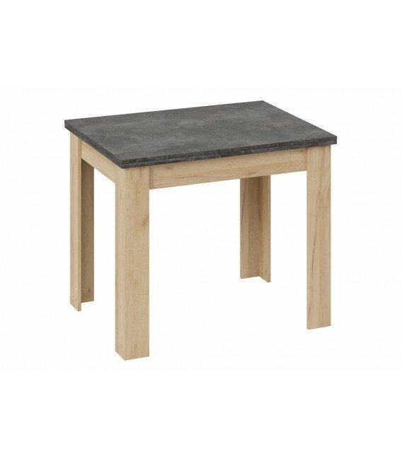 Стол Пойнт Тип 3 дуб крафт золотой / ателье темное 9474406