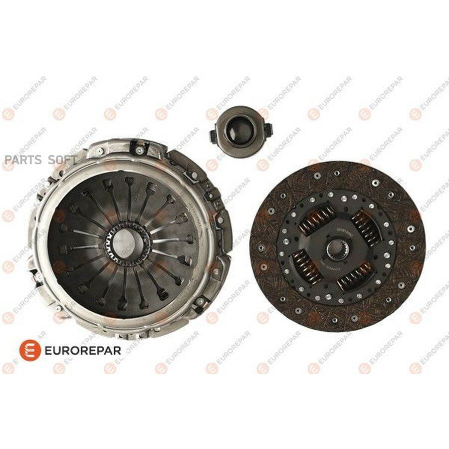 EUROREPAR 1636268580 К-т. сцепления (диск корзина подшипник) PEUGEOT 607 2000- PEUGEOT 406 1996- CITROEN Xantia 1993- ()