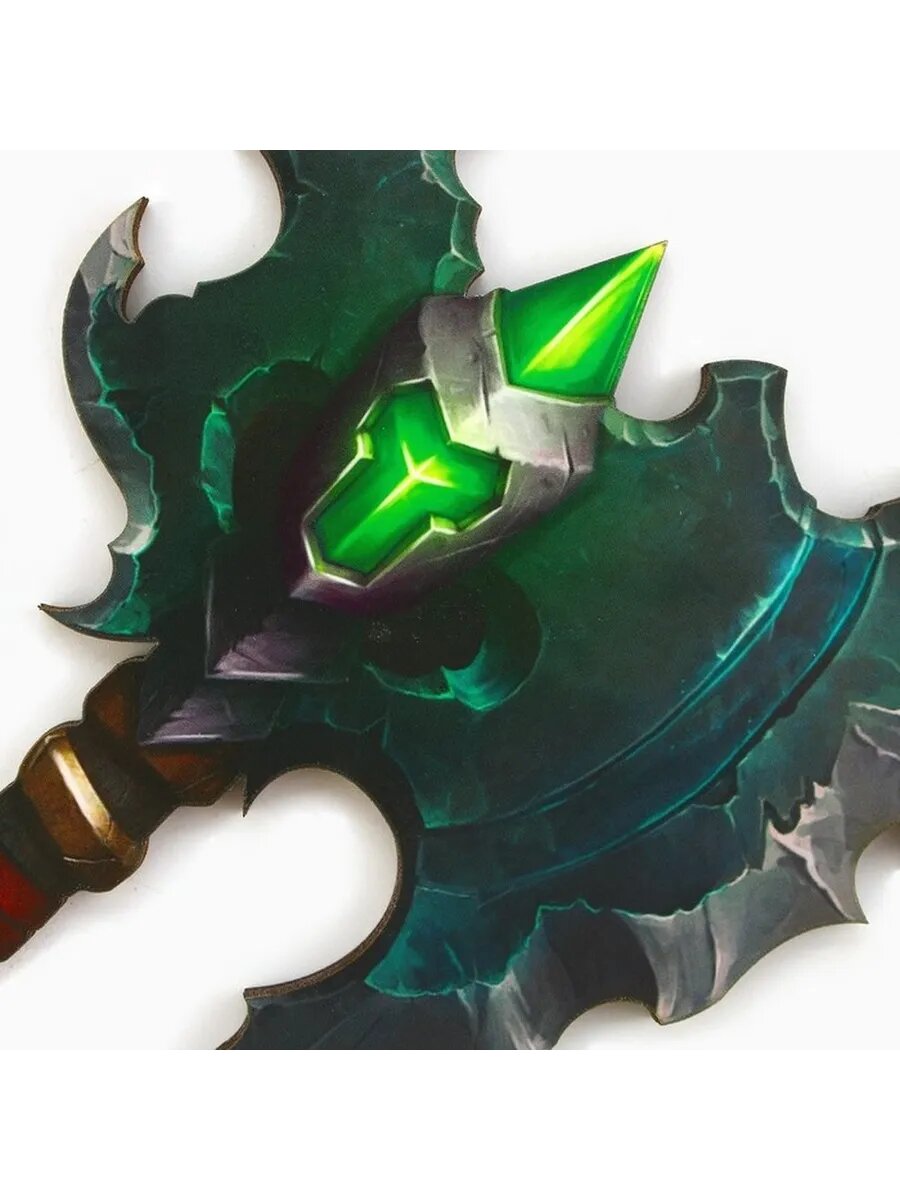 Детский деревянный топор с ярким дизайном