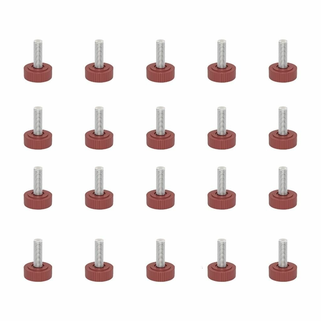 Уголок мебельный,20 штук, бесшумная и износостойкая подставка для ног регулировки мебели-№ 13