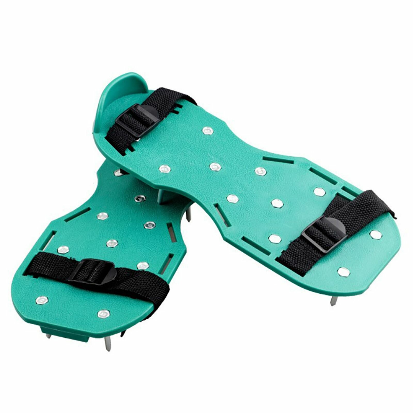 Сапоги из нейлона, стали, пластика, зеленого цвета, эргономичного дизайна, садовые сандалии с шипами для аэрации