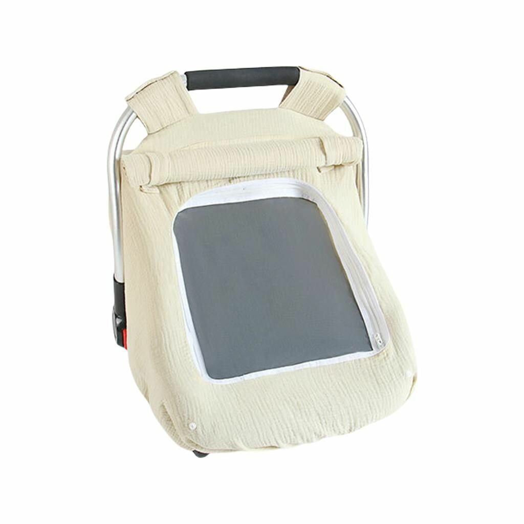 Чехол для корзины коляски с вентиляционным окном, Бежевый
