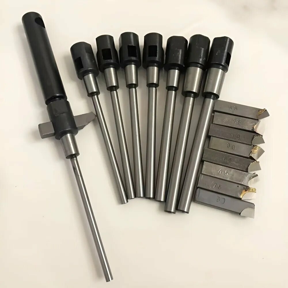 Полный набор инструментов для ремонта седел клапанов с плоским расширителем из цементированного карбида диаметром 22-65 мм