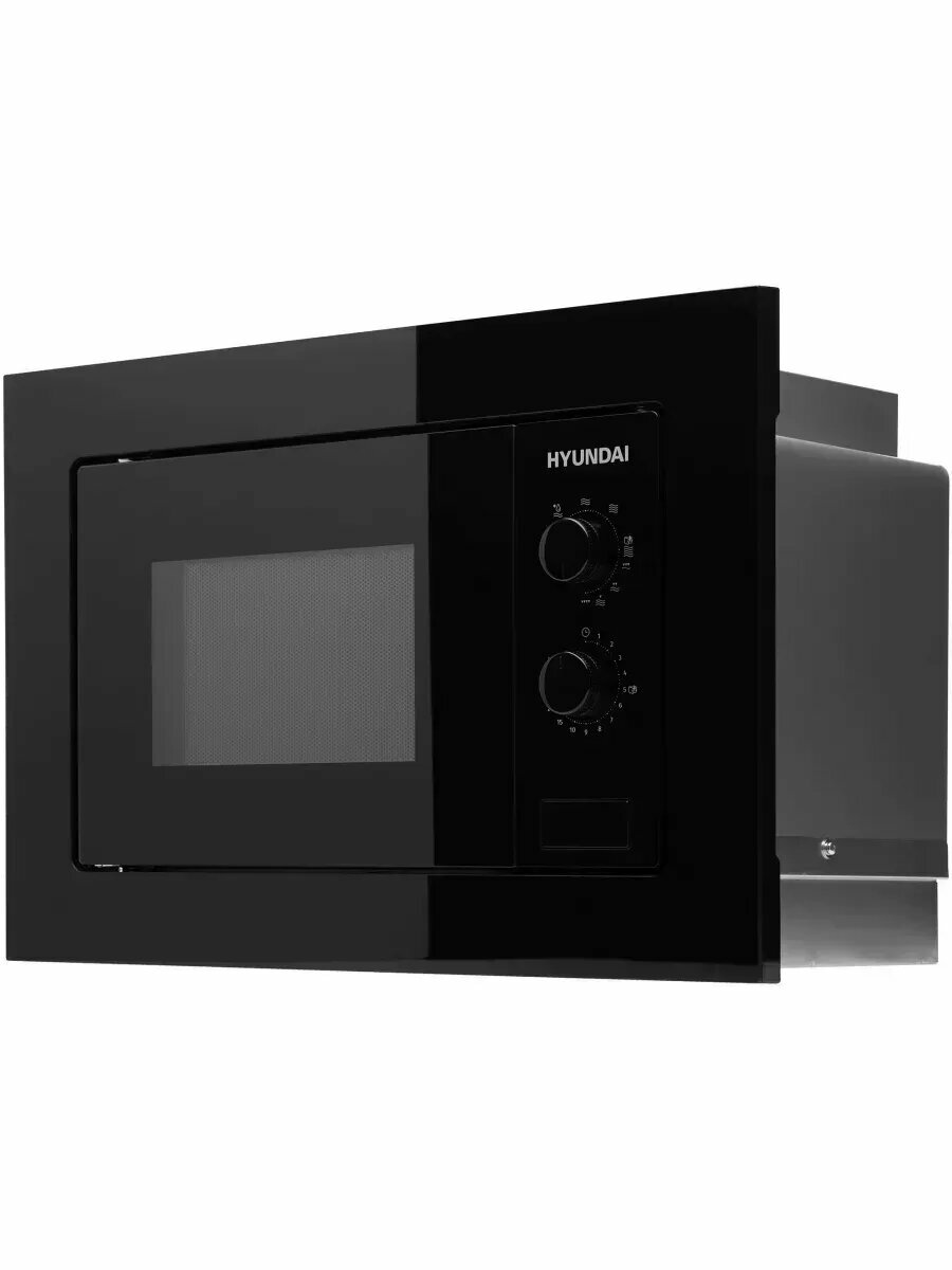 Микроволновая печь Hyundai HBW 2030 BG 20л. 800Вт черный (встраиваемая)