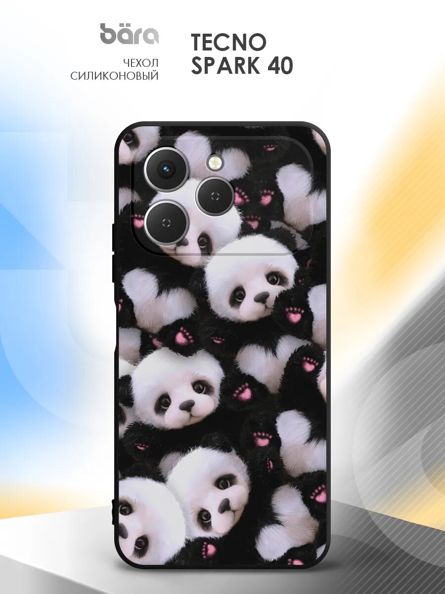 Чехол на Tecno Spark 40, Техно Спарк 40, накладка, защитный, с рисунком