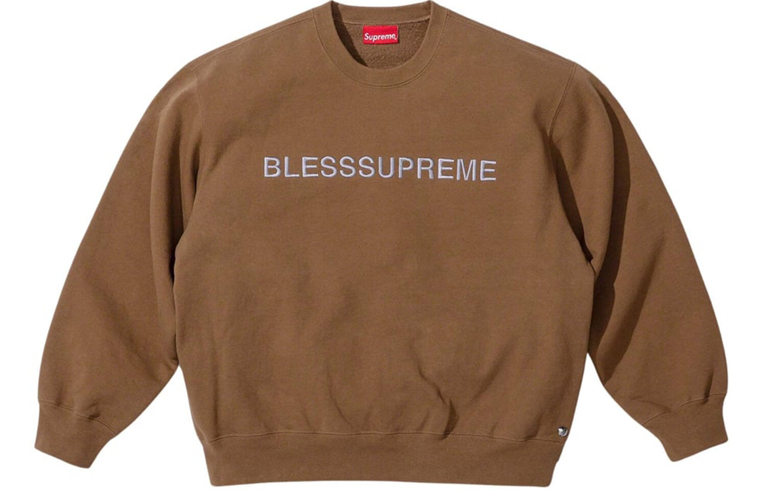 Толстовка Supreme, размер L, , коричневый