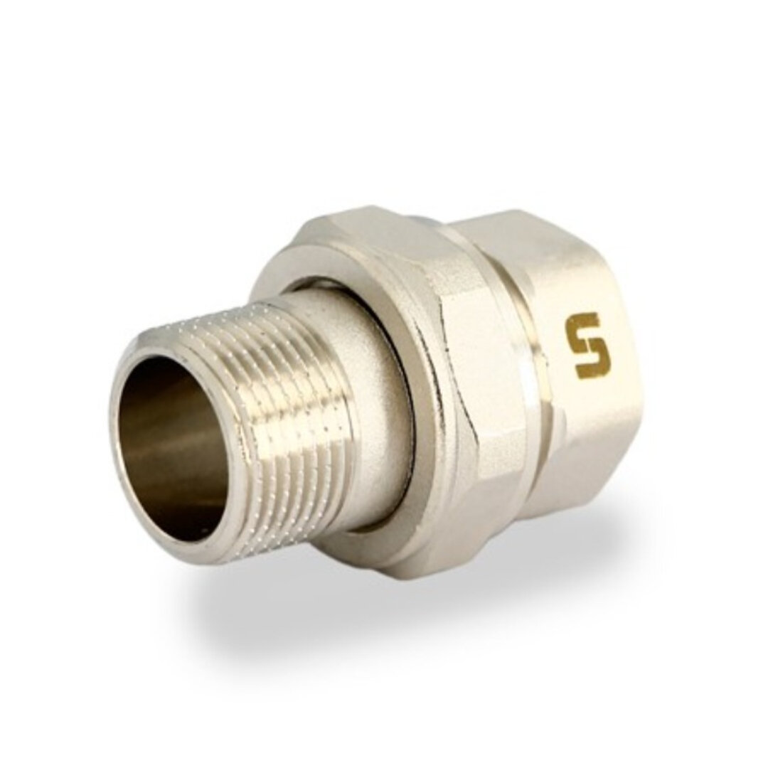 Американка прямая 1" 1/4 (ВН) с плоской прокладкой, никель UNI-FITT OPTIMAL (656N5001)