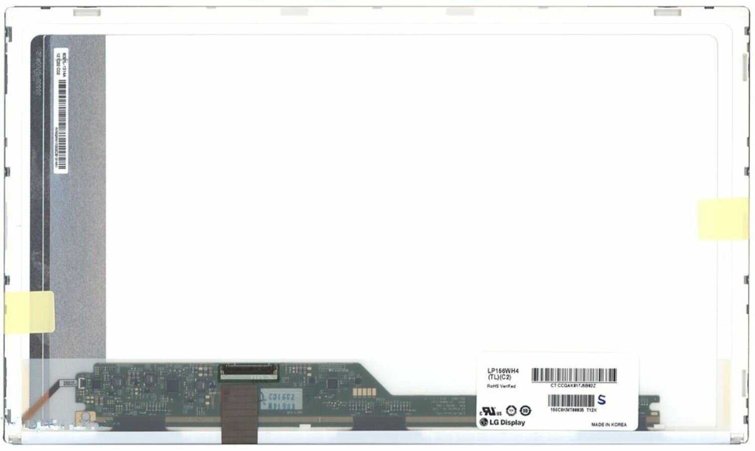 Матрица совместимая с LP156WH4(TL)(C2), Диагональ 15.6, 1366x768 (HD), Светодиодная (LED)