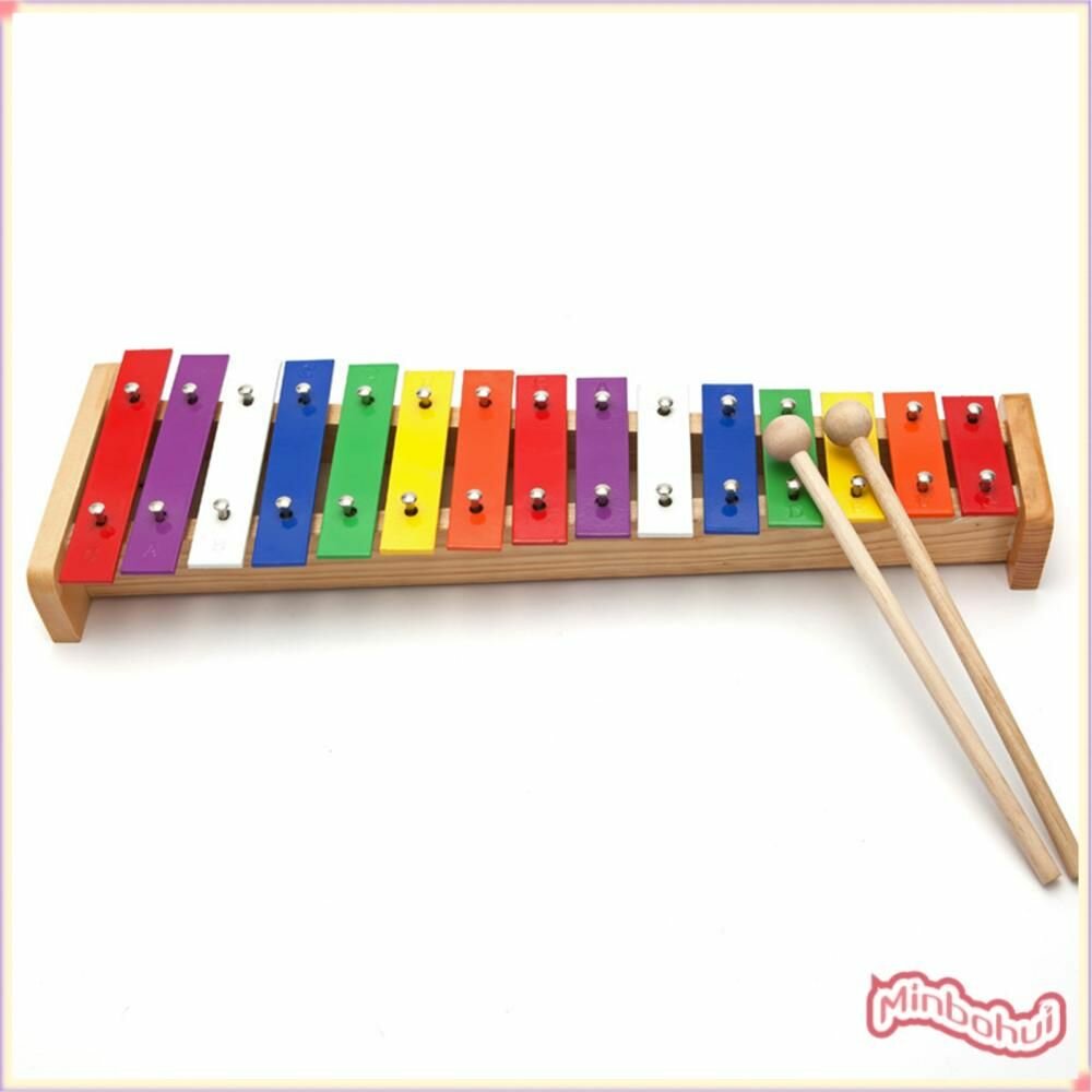 Металлический ксилофон 15 нот, прочный, для раннего развития