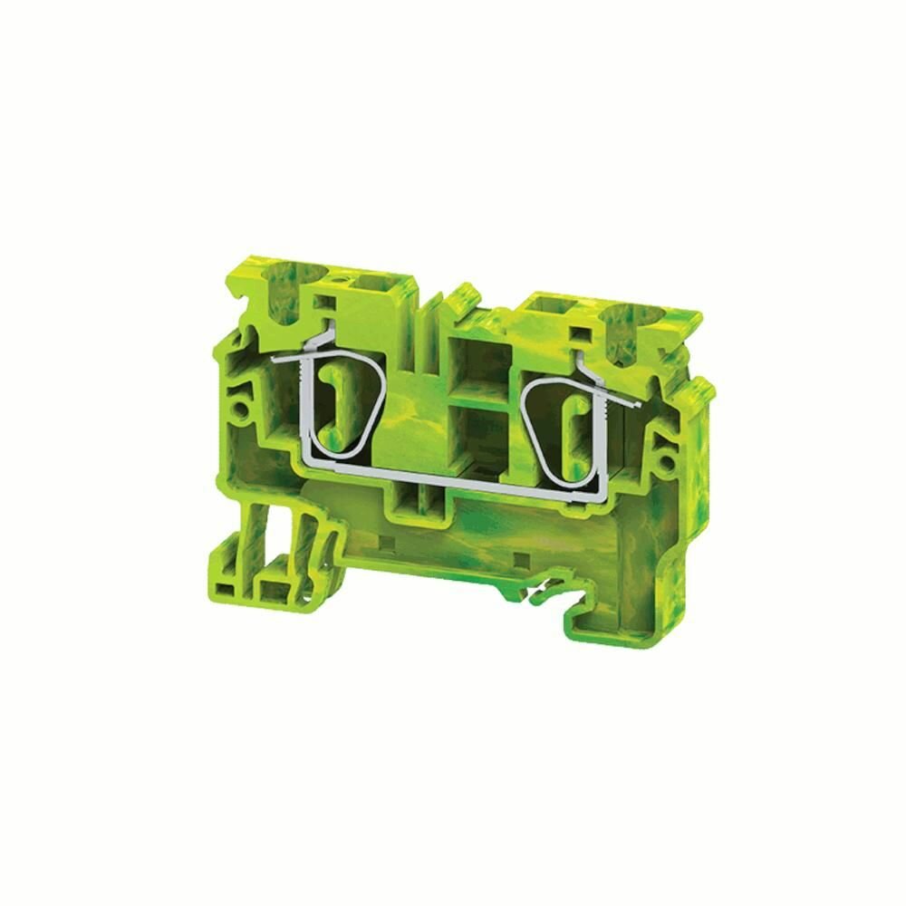 Защелка пружинная КЭАЗ заземляющая, 6 мм2, пружинная, OptiClip CXG-6-PE-I-0,2-6-PEN