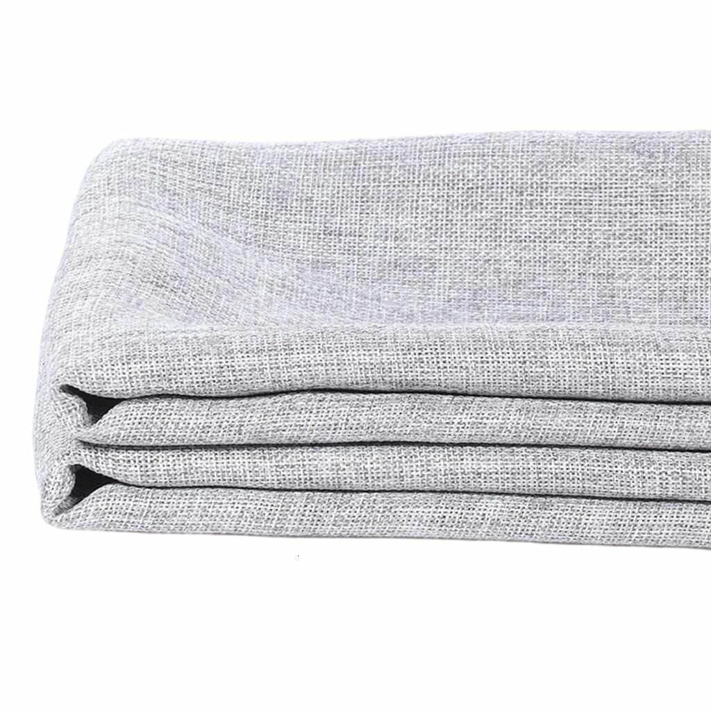 Аксессуар для аудиотехники, Динамик, имитирующий звукопроницаемую ткань из конопли-светло-серый-0,5 м x 1,5