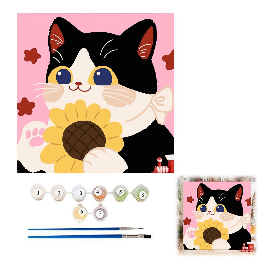 Цифровая живопись маслом 20Х20СМ