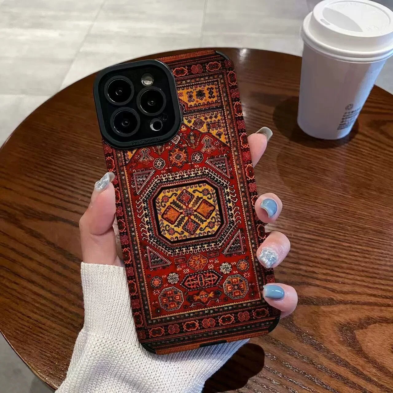 Чехол для iPhone 13 Pro с принтом ковра