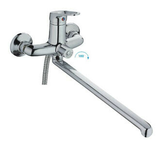 Смеситель для ванны F2213 Frap хромированный, латунный корпус