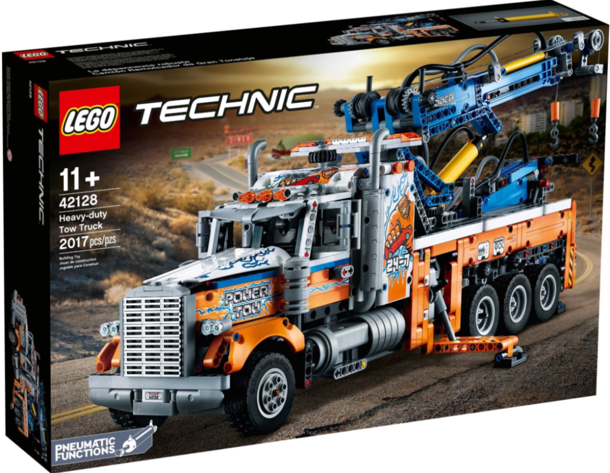Конструктор LEGO Technic 42128 Грузовой эвакуатор, 2017 дет, реалистичные механизмы
