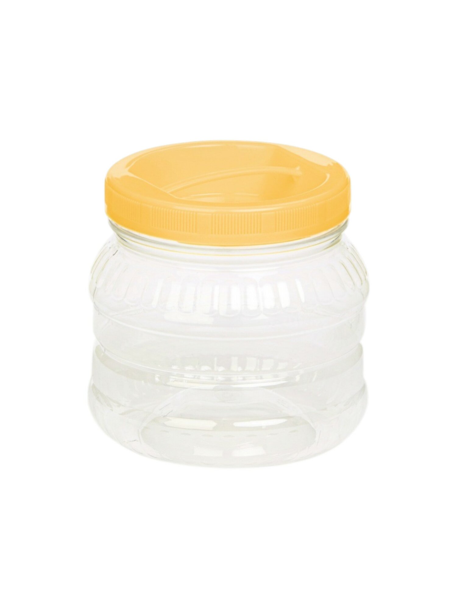 Банка для сыпучих продуктов, пластик, 1 л, 12.4 см, с крышкой, Альтернатива, М468