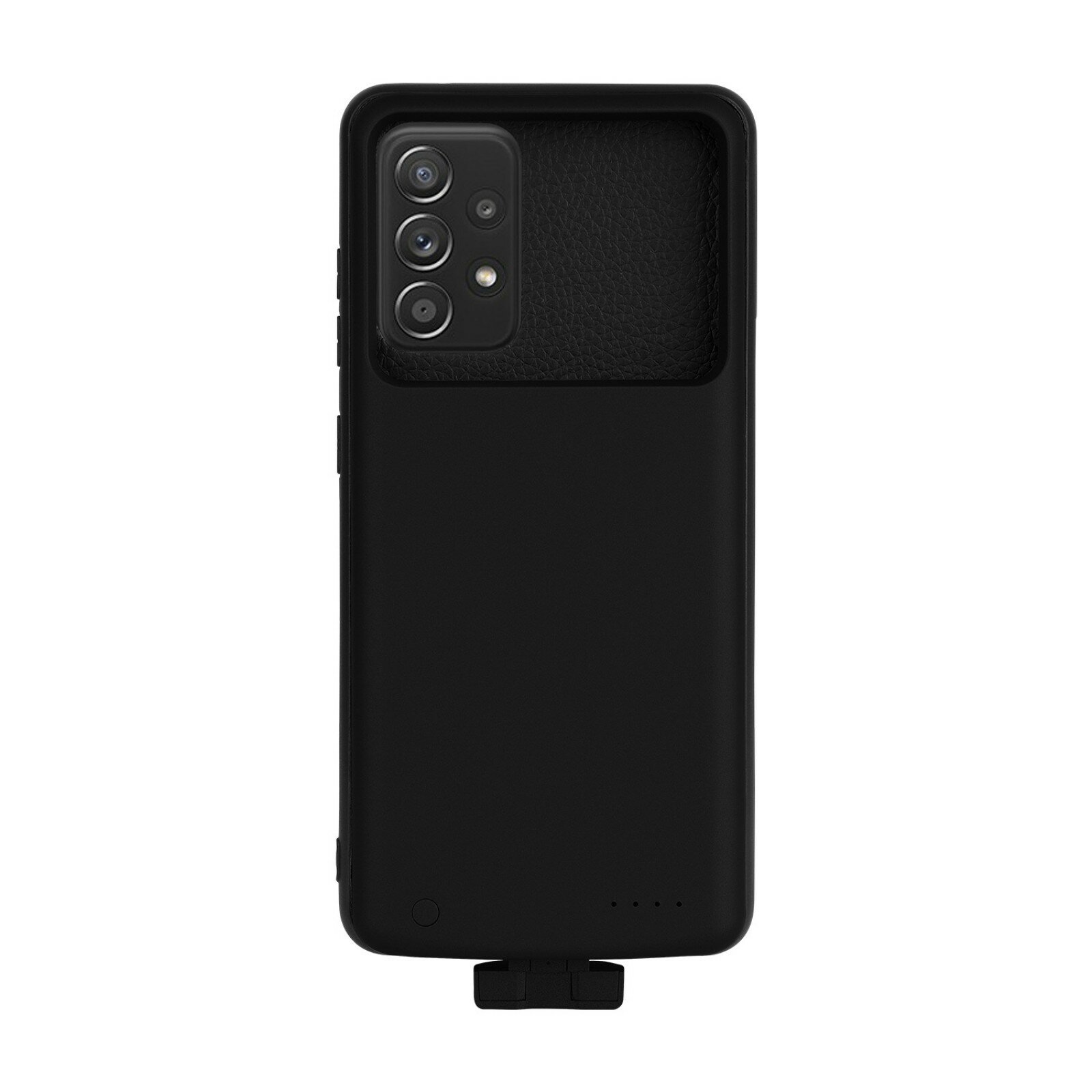Чехол-бампер MyPads с аккумулятором 5000mAh для Samsung Galaxy A52 (SM-A525F) 2021 черный