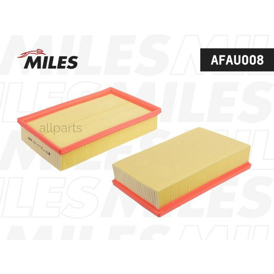 MILES AFAU008 Фильтр воздушный AUDI 80/100/A6 1.6-2.8/VW G2/PASSAT 1.6/2.8