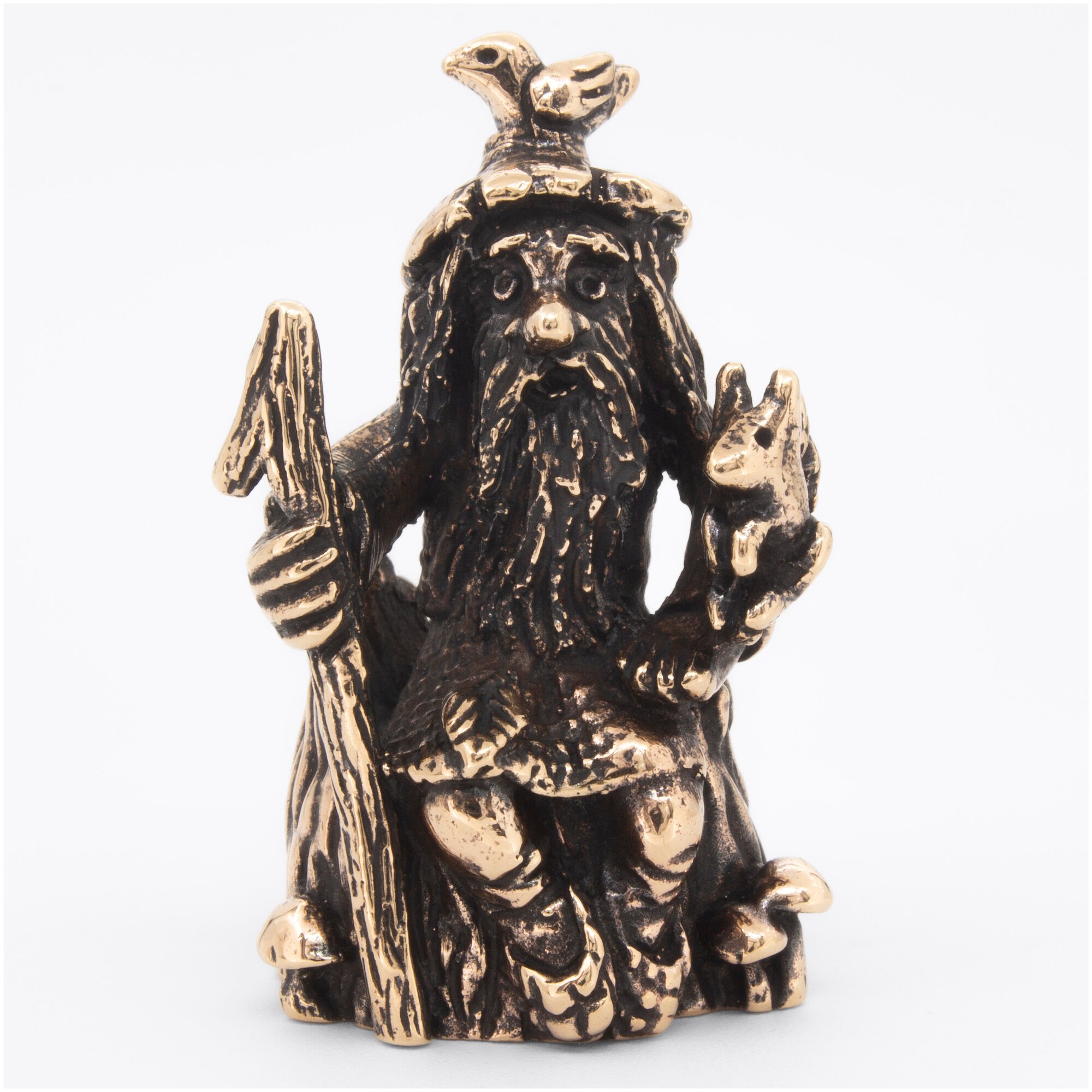 Наперсток Лесовик из Бронзы от Рязанской литейной мастерской