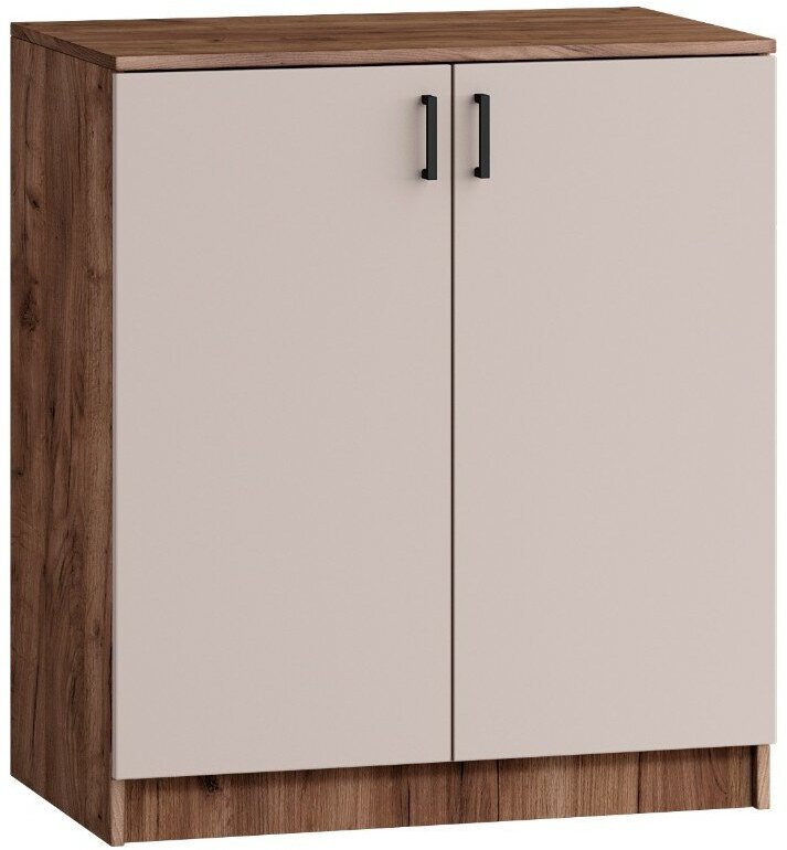 Комод для одежды Бард 13, Легкомаркет, ЛДСП, цвет дуб табачный и кашемир, 90х89х40, с дверьми