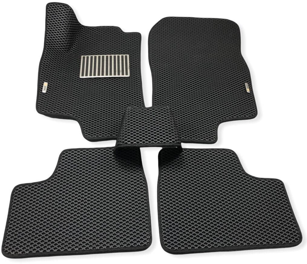 Автомобильные коврики ЭВА (EVA) для OPEL ASTRA (G) / Опель Астра / 1998-2005 + подпятник + 2 логотипа