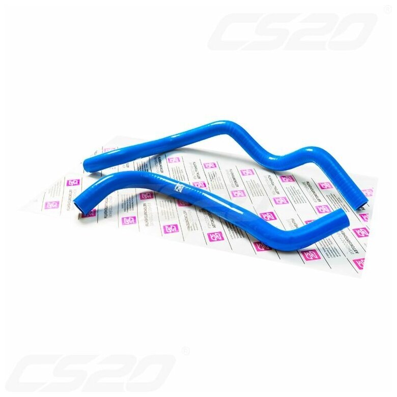 Патрубки радиатора для ВАЗ 2190 МКПП силикон 2 шт. синий силикон Profi CS-20