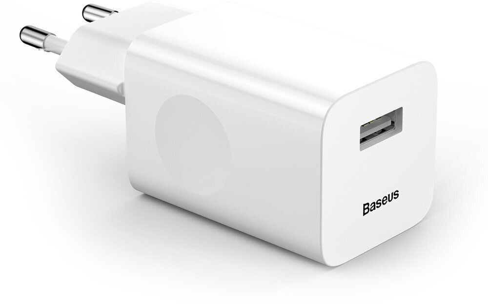 Сетевая зарядка Baseus Quick Charger QC3.0, 24W, белый
