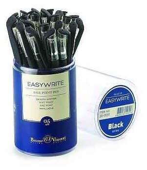 Ручка шариковая "EasyWrite.BLACK" 0.5 ММ, синяя