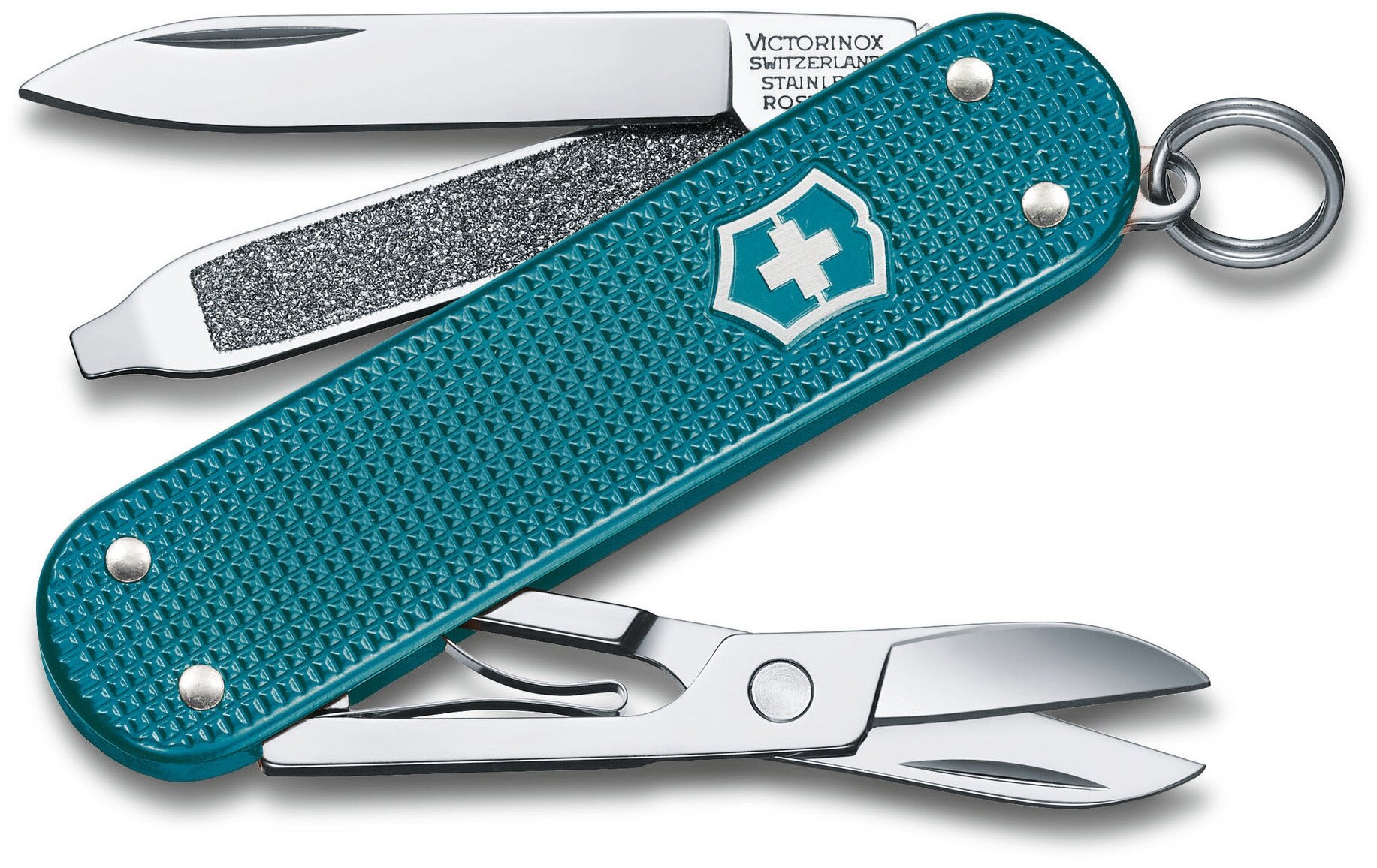 Нож перочинный Victorinox Classic Wild Jungle (0.6221.242G) 58мм 7функц. карт. коробка