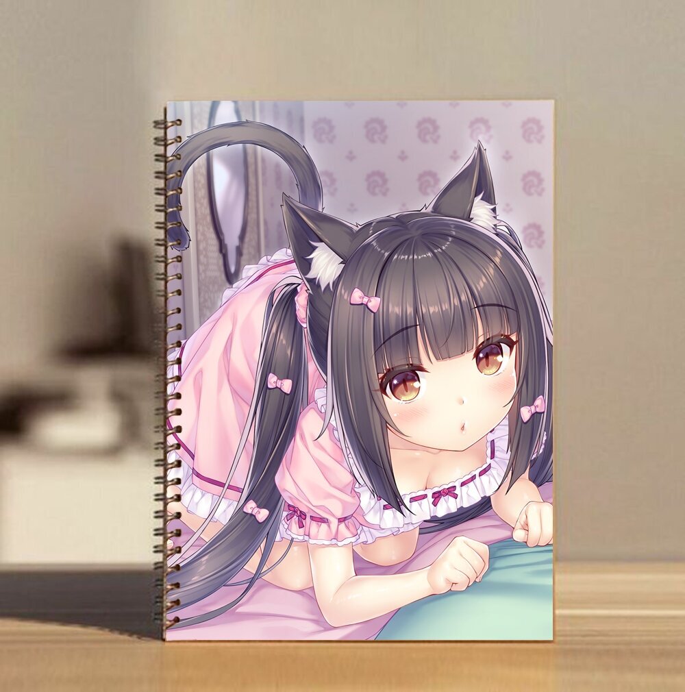 Скетчбук А5 по аниме Nekopara / Некопара / Нэкопара / Кошачий Рай №19