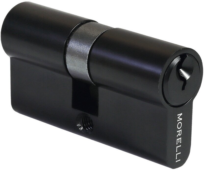 Личинка для замка, цилиндровый механизм Morelli 70C BL черный