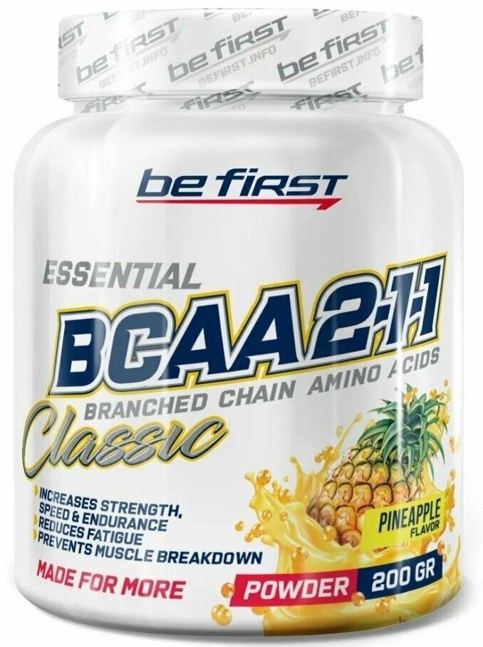 Be First BCAA 2:1:1 CLASSIC powder 200 гр (Ананас)
